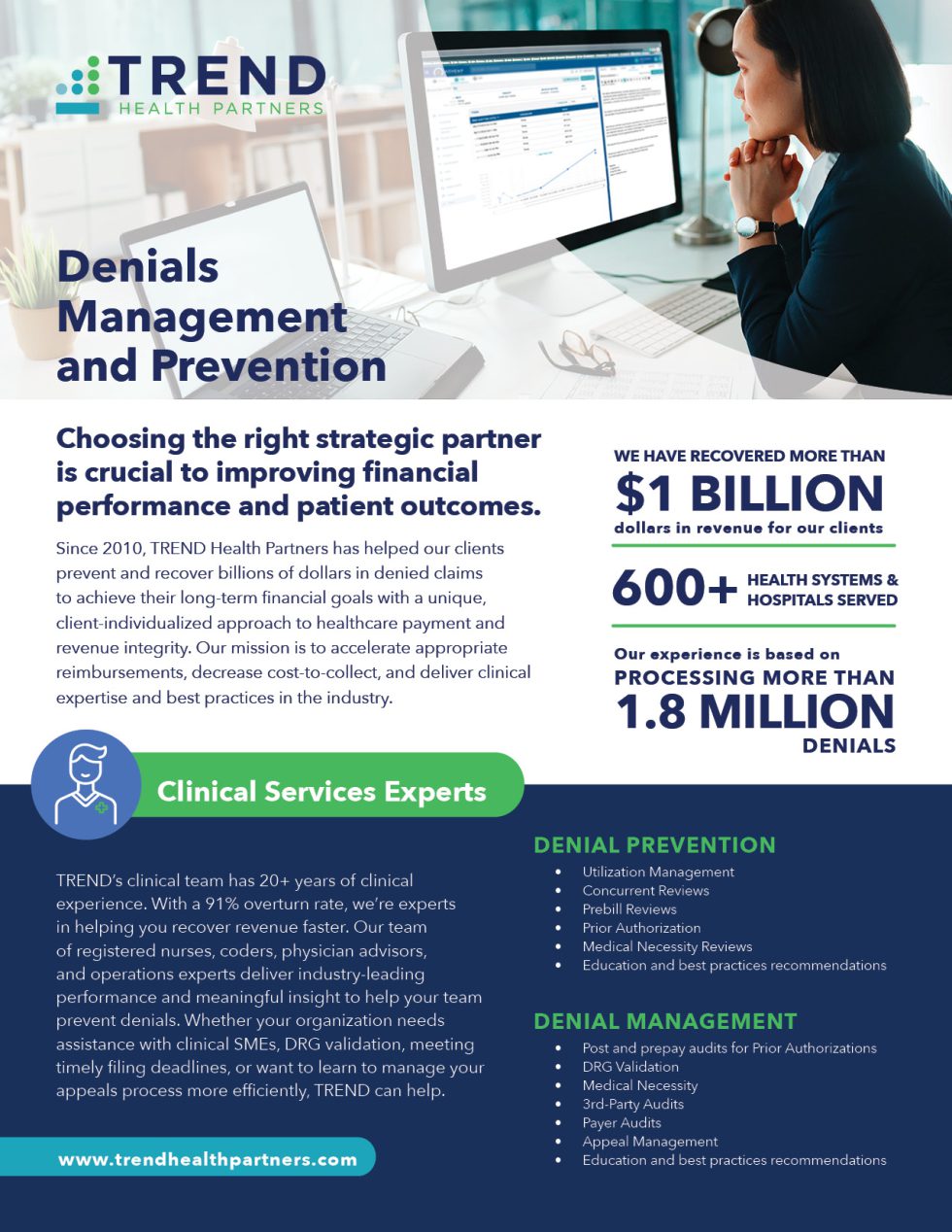 Denials Management and Prevention | Trend Health Partners